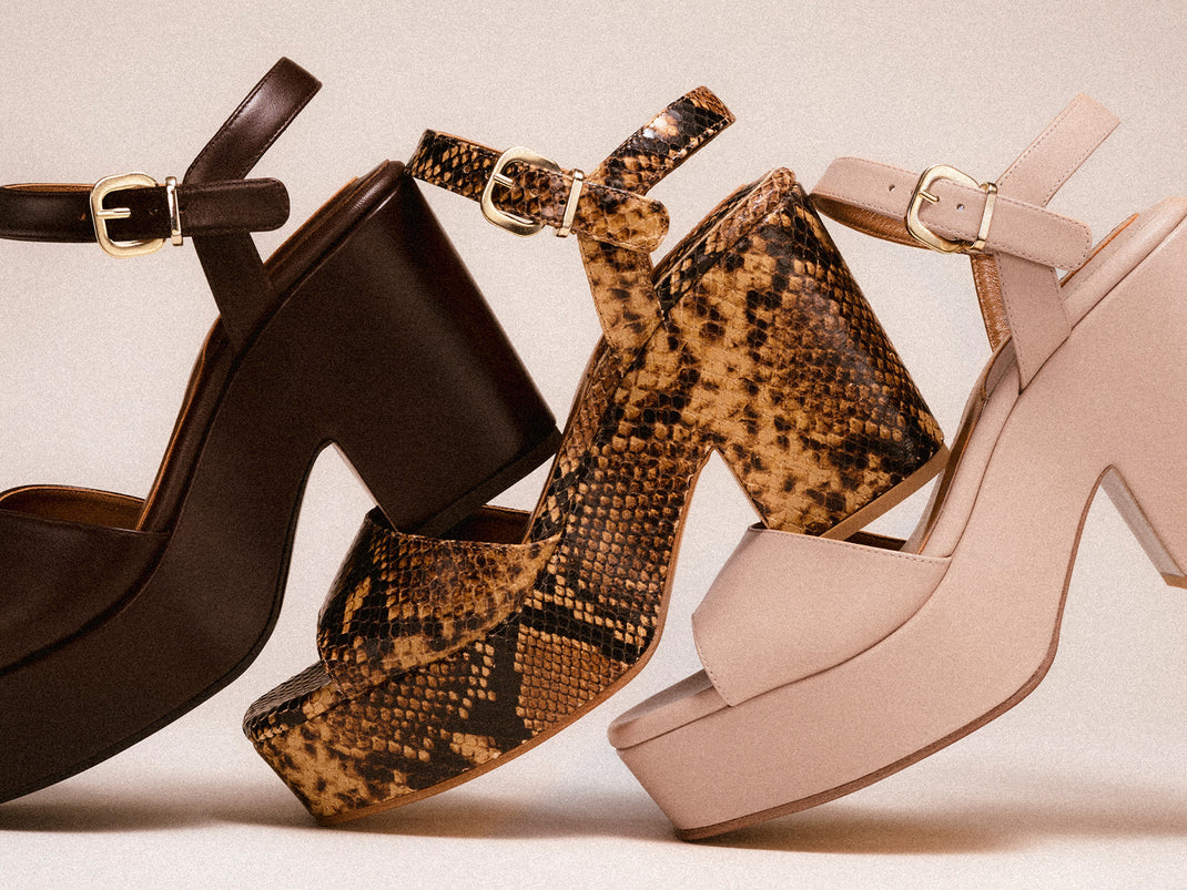 The Bardi - Camel Python Embossed – Margaux