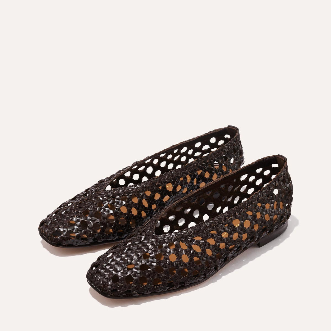 Woven Leather Shoes: Mary Jane and Ballet Flat Styles – Margaux