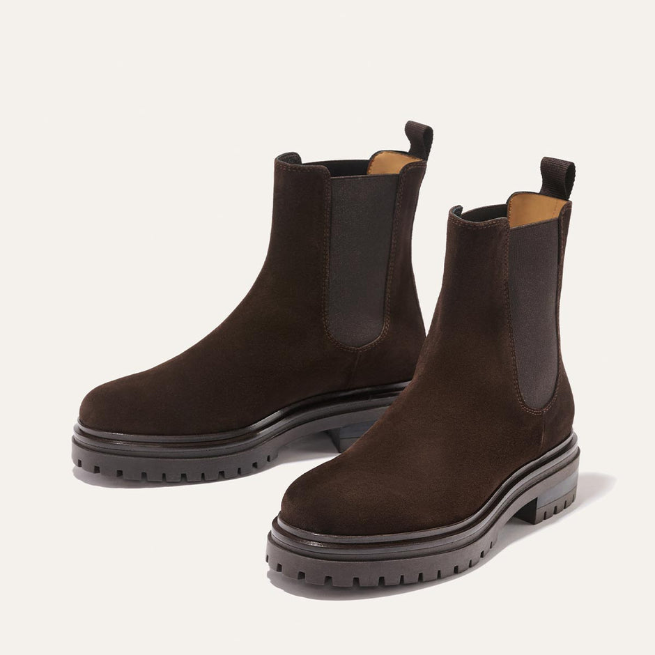 Boots: Chelsea Boot and Riding Boot in Suede and Leather – Margaux